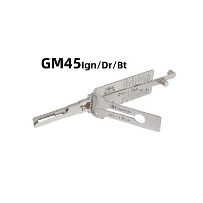 China Lishi GM45 2 in 1 Decoder and Pick 2-in-1 Locksmith Tool for Holden Vehicles Vehicle Keys Product Category for sale