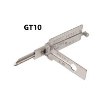 China Lishi Tool GT10 Model 2-in-1 Functionality Metal Material Lock Pick Tool for Locksmith and Civil Use for sale