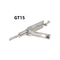 China Lishi 2-in-1 GT15 Model Auto Lock Pick Set with Metal Construction and Speed-Optimized for Pros for sale