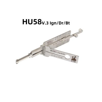 China Lishi 2-in-1 Lock Pick LISHI HU58 2-in-1 Auto Pick and Decoder for BM W for sale