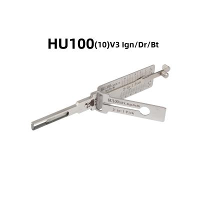 China Lishi 2in1 HU100 HU100(10) for Buick Chevrolet Cadillac Open Car Door Pick Tool HU00V.3 Locksmith Tool Made in China for sale
