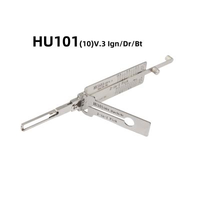 China Lishi 2-in-1 Tool HU101(10) V.3 Model Auto Lock Pick Set with 2-in-1 Functionality and Metal Construction for sale