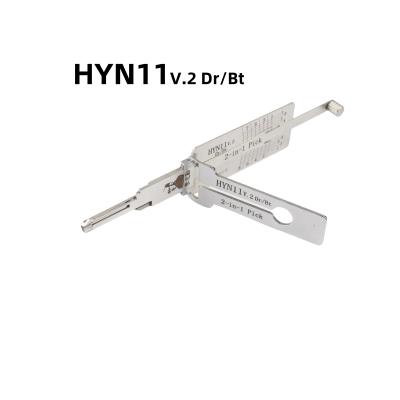 China Lishi HYN11 2 in 1 DR BT Lock Pick and Decoder for Car Locksmith Tools for sale