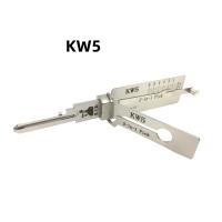China Lishi KW5 2-in-1 Stainless Steel Lockpick for Door Locks - Professional Locksmith Pick Tool for sale