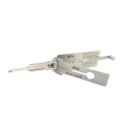 China Lishi Tool KW16 Model 2-in-1 Functionality Lock Pick Tool for Non-Destructive Entry for sale