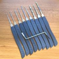 China Goso 9+2 Piece Metal Lock Pick Tool RC01 Model Locksmith Tool for Door Opener for sale