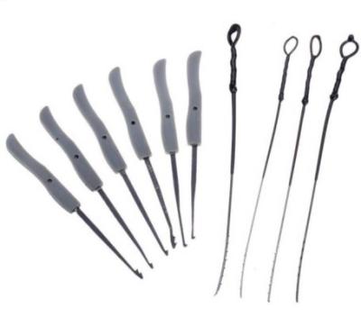 China 6PCS Metal Lock Pick Set Model RC12 Professional Locksmith Tools for sale
