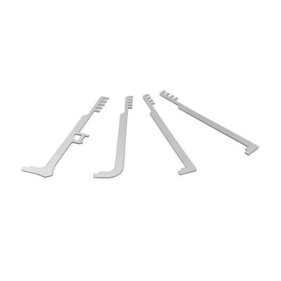 China 4PCS Stainless Steel Comb Pick Set Multi Wrench Tension Tool for Firefighting Repair and Locksmith Tools for sale