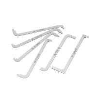 China Portable Mini EDC Stainless Steel Model RC18 Lock Pick Set and Tension Tool for Locksmith Supplies for sale