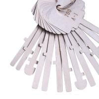 China KLOM 40PCS/Lot Metal Warded Pick Set Professional Locksmith Skeleton Lock Pick Tool for sale