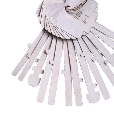 China KLOM 40PCS/Lot Metal Warded Pick Set Professional Locksmith Skeleton Lock Pick Tool for sale