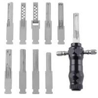 China Speed Storm Key Shaking Tool 10 PCS Heads Lock Pick Set with Mechanical Feedback Analysis and Dual-Sensory Feedback for sale