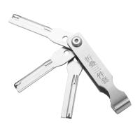 China Three-in-one Quick Opening Tool with High-carbon Spring Steel for Professional Locksmith Supplies Model 2547 Flip Lockpick Tool for sale