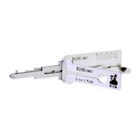 China LISHI GM37 Auto Locksmith Tools 2 in 1 Pick Lishi GM37 /B106 Lock Pick and Decoder for GMC for sale