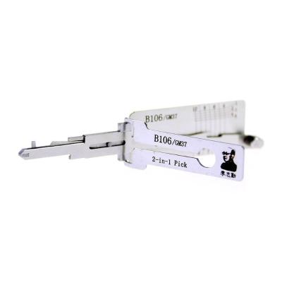 China LISHI GM37 Auto Locksmith Tools 2 in 1 Pick Lishi GM37 /B106 Lock Pick and Decoder for GMC for sale