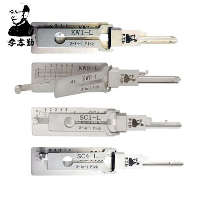 China Lishi 2-in-1 Tool with Precision-Machined Tip and Stainless Steel Construction for KW5-L Model Residential Locks for sale