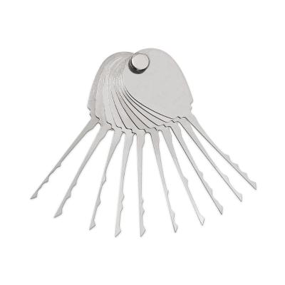 China Metal Material Dimple Lock Pick Set for Non-Destructive Entry with Precision Bitting for sale