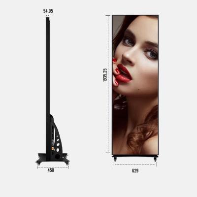 China Indoor P3 LED Display Mirror Poster 280x210mm for Events Airport Shopping Mall Advertising for sale