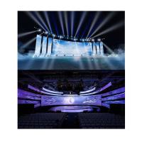 China P2.84 Full Color Die Cast Aluminum LED Screen 500x500 Cabinet Outdoor Rental Backdrop Display for sale