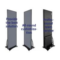 China Moveable Indoor LED Digital Poster High Brightness Advertising Display Screen 5500cd for sale