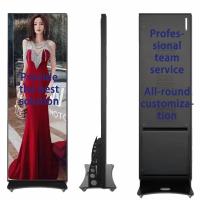 China Indoor Digital LED Poster Screen 1080P Full Color Floor Stand Display for Shopping Mall for sale