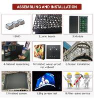 China Outdoor P5.7 Full Color LED Display Panel 250mm x 250mm Aluminum Cabinet for Advertising for sale