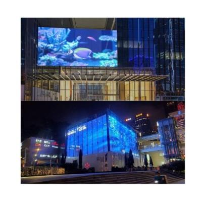 China LED Transparent Video Wall P6 SMD Indoor Outdoor Display 800cd Brightness CE ROHS FCC for sale