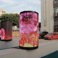 China Flexible LED Display Full Color Curved Screen 256x128mm 62500 Pixels/m² IP31 for sale