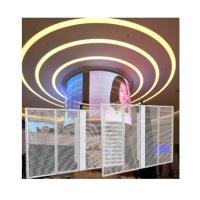 China Transparent Digital Frameless LED Screen Customized Flexible Outdoor LED Display for sale