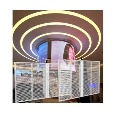 China Transparent Digital Frameless LED Screen Customized Flexible Outdoor LED Display for sale