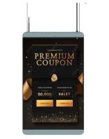 China IP31 Aluminum LED Poster Display P2.5 P3 P4 P5 for Hanging Bar Milk Tea Shop Advertising for sale