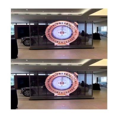 China OEM Flexible Transparent LED Display Film P2.9 P3.9 P5.2 P7.8 P10 140° View Angle for sale