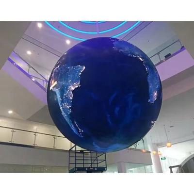 China Indoor LED Sphere Display 4m Diameter P2.5 Full Color Digital Dome Screen for Venues for sale