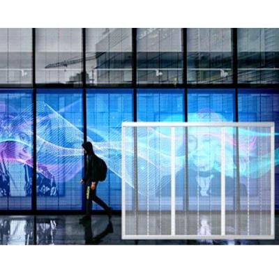 China TEWEI P2.6-5.6mm Transparent LED Display Screen 1000x500mm Aluminum Cabinet for Stage Video Wall for sale