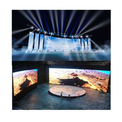 China TEWEI P3.9 3.91mm Pixel Pitch LED Curve Display Screen for Wedding and Nightclub for sale