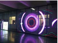 China P3.91mm Transparent LED Video Wall Indoor Curtain 500mm x 125mm High Resolution for sale
