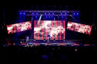 China 500x500mm Diecasting Cabinet Modular LED Display P25 P3 Rental for Church Stage Backdrop for sale