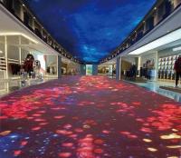 China SMD 1921 Interactive LED Dance Floor Portable 500x500mm Panels for Wedding Club Hotel for sale