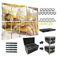 China 500x500mm P3.91 P4.81 Outdoor LED Display Rental Stage Background Hanging Video Screen for sale