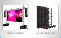 China 500x500mm P3.91 P4.81 Outdoor LED Display Rental Stage Background Hanging Video Screen for sale