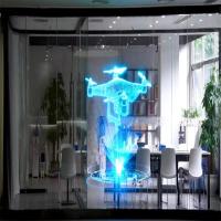 China IP31 Transparent LED Screen Film on Glass Panels 80% Transmittance 1000x500mm for Window Display for sale