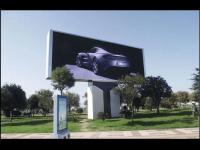 China P10 Outdoor Full Color LED Display Board 250mm x 500mm Waterproof Panel 6000-10000 cd/m² for sale