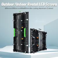 China P3.9 Full Color LED Video Wall 500x500mm Die Cast Aluminum Display Screen 5500cd Outdoor Rental for sale