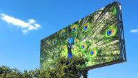China P2.9 Outdoor LED Display Screen 500x1000mm Cabinet 4500cd Brightness Advertising Billboard for sale