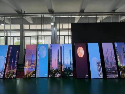 China P2 LED Digital Poster Portable Ultra Slim Indoor Display 1920x640mm 160000 Dots for sale