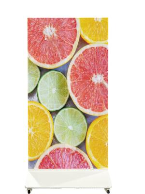 China Double Sided Transparent LED Poster Screen 1000x2000mm P3.9 WiFi USB Control for sale