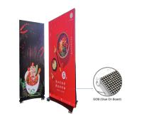 China Indoor P2.5mm LED Poster Screen 640x1920mm 400W Max Power Consumption Freestanding Display for sale