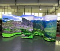 China Custom Indoor Flexible LED Display P2 P3 P4 P5 Video Wall Panel 256x128mm 2500cd for sale