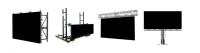 China Indoor Rental LED Screen 500x500mm Cabinet Lightweight Die-cast Aluminum 800-1000cd/m² High Refresh 3840Hz for sale