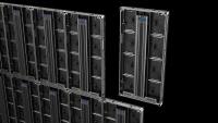 China Outdoor LED Display Screen Front Rear Service 500x1000mm Cabinet 7000nits Brightness for sale